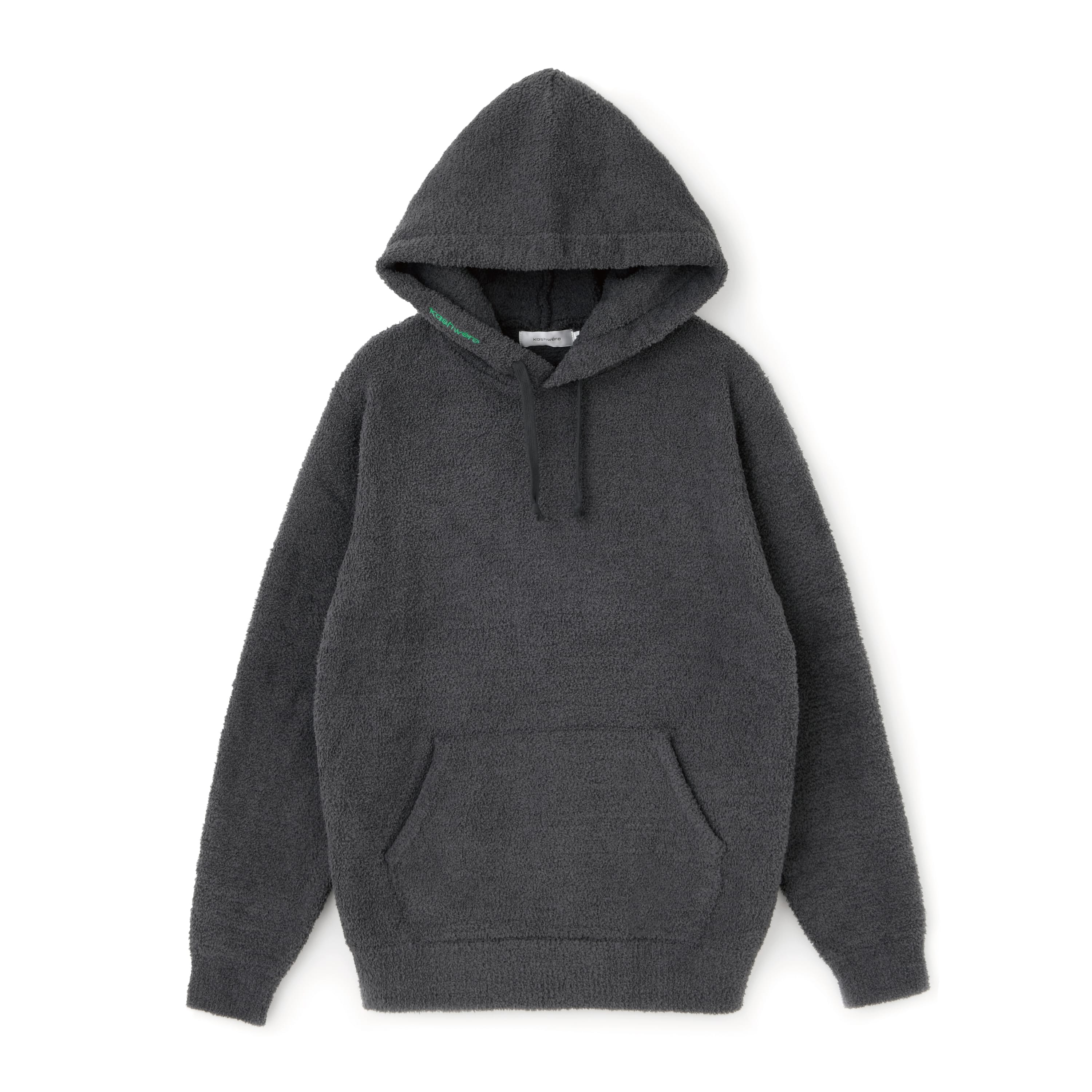 PULLOVER HOODIE / LOGO(L darkgray/bamboo): WEAR | kashwere Japan (カシウエア ...