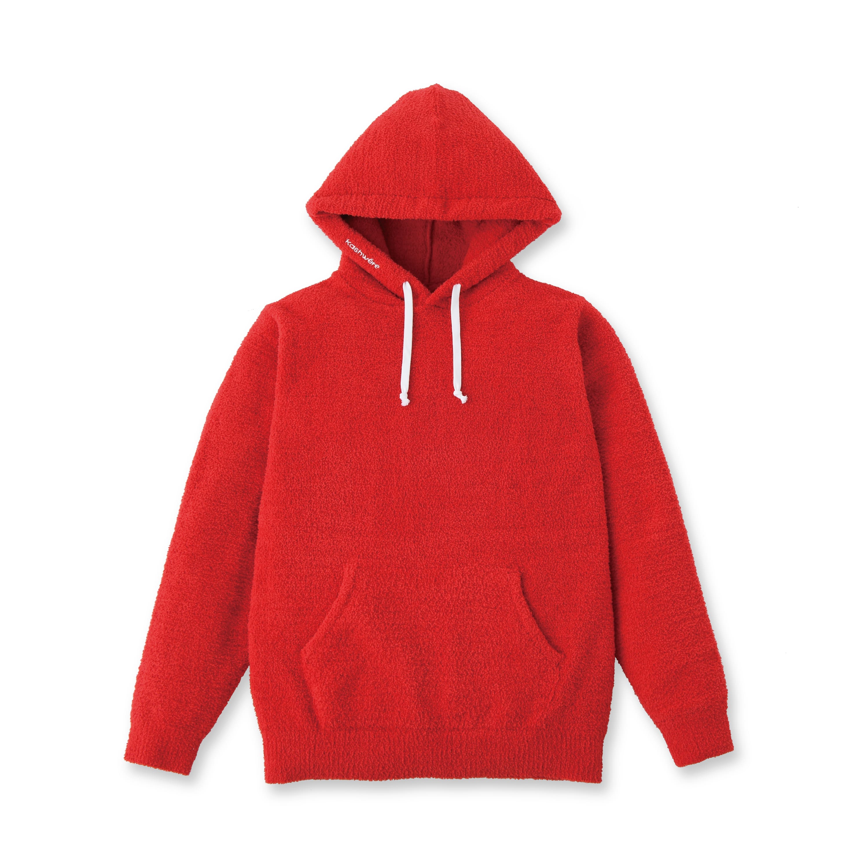 PULLOVER HOODIE / LOGO(L rosso/creme): WEAR | kashwere Japan (カシウエア ...