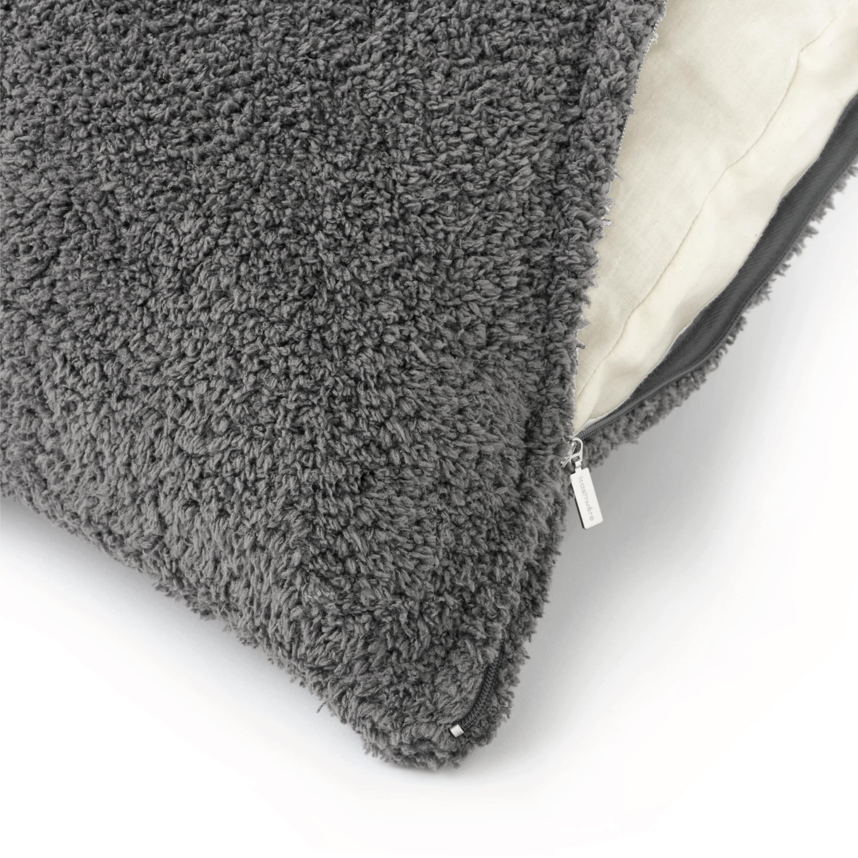 PILLOW CASE / SOLID(L ピロー付き medium gray): HOME | kashwere Japan (カシウエア ...